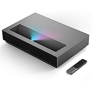 WEMAX Nova 4K UHD Ultra Short Throw Smart Laser Projector – Android TV – HDR10 150" Projection – UST Laser TV for Movies, Video, Gaming – Voice Command Remote – Projectors with WiFi Bluetooth