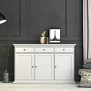 Tvilum Sonoma Sideboard with 3 Doors and 3 Drawers, White
