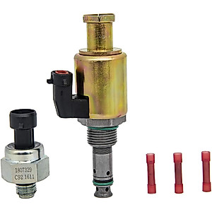 7.3L Fuel Injection Pressure Regulator IPR Valve + ICP Control Sensor Fits 1995-2003 Fords V8 Diesel Turbocharged Fords F-250 F-350 F-450 F-550 F650 F750 E-350 E-450 E-550# F81Z9C968AA