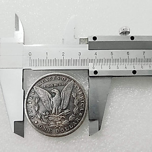 Kocreat Copy 1892-S-Morgan Dollar Plating Silver Coin-Replica U.S Old Original Pre Morgan Souvenir Coin Hobo Coin Lucky Coin Collection