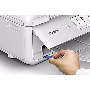 Canon TS9521C All-In-One Wireless Crafting Photo Printer, 12X12 Printing, White, Amazon Dash Replenishment Ready