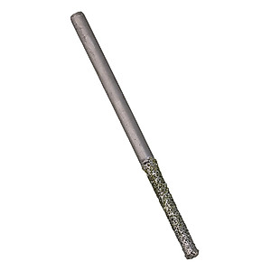 BQLZR 2MM Silver Extended Gems Drill Bits Bowlder Pearls Jewelry Agates Hole Coated Drill Bits Pack of 10