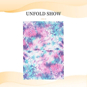 PAILON Tie dye Thank You Cards With Envelopes, Blank Greeting Note Cards With Envelopes Blank Inside, Funny Birthday Cards For Women Men, Thank You Card For Wedding Business,Graduation