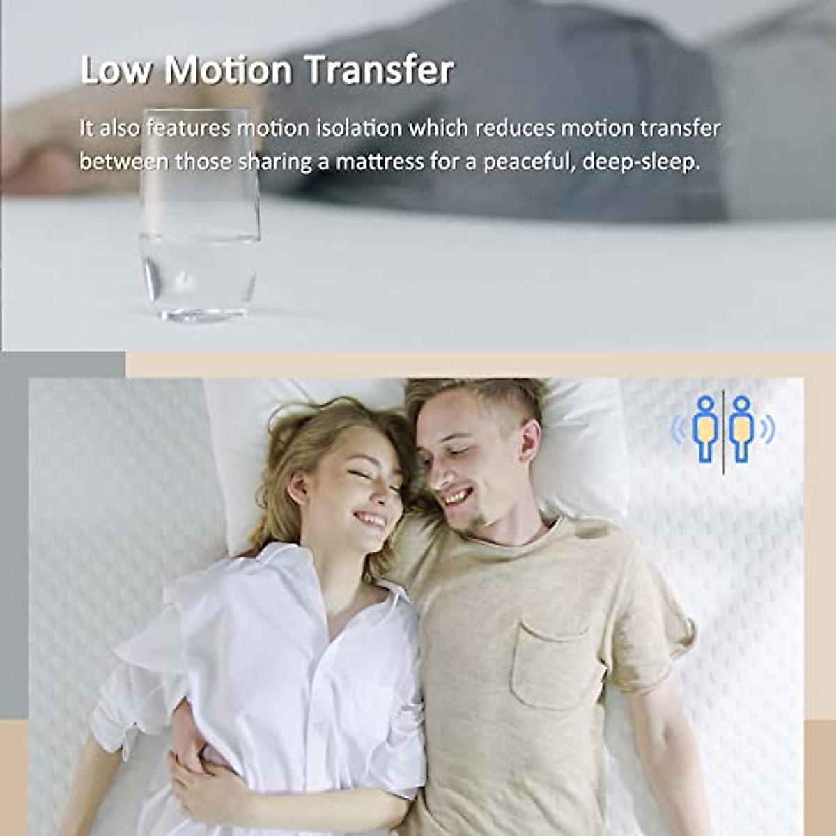 UMATRU Full Size Mattress, 8 inch Gel Memory Foam Mattress for Cooling Sleep, Breathable Bed Mattress in a Box, Medium Firm Feel with Motion Isolating, CertiPUR-US Certified (Full)