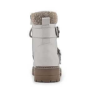 CLIFFS BY WHITE MOUNTAIN Women's Marlee Boot, Winter Wht/Burnished/Fab, 10 W