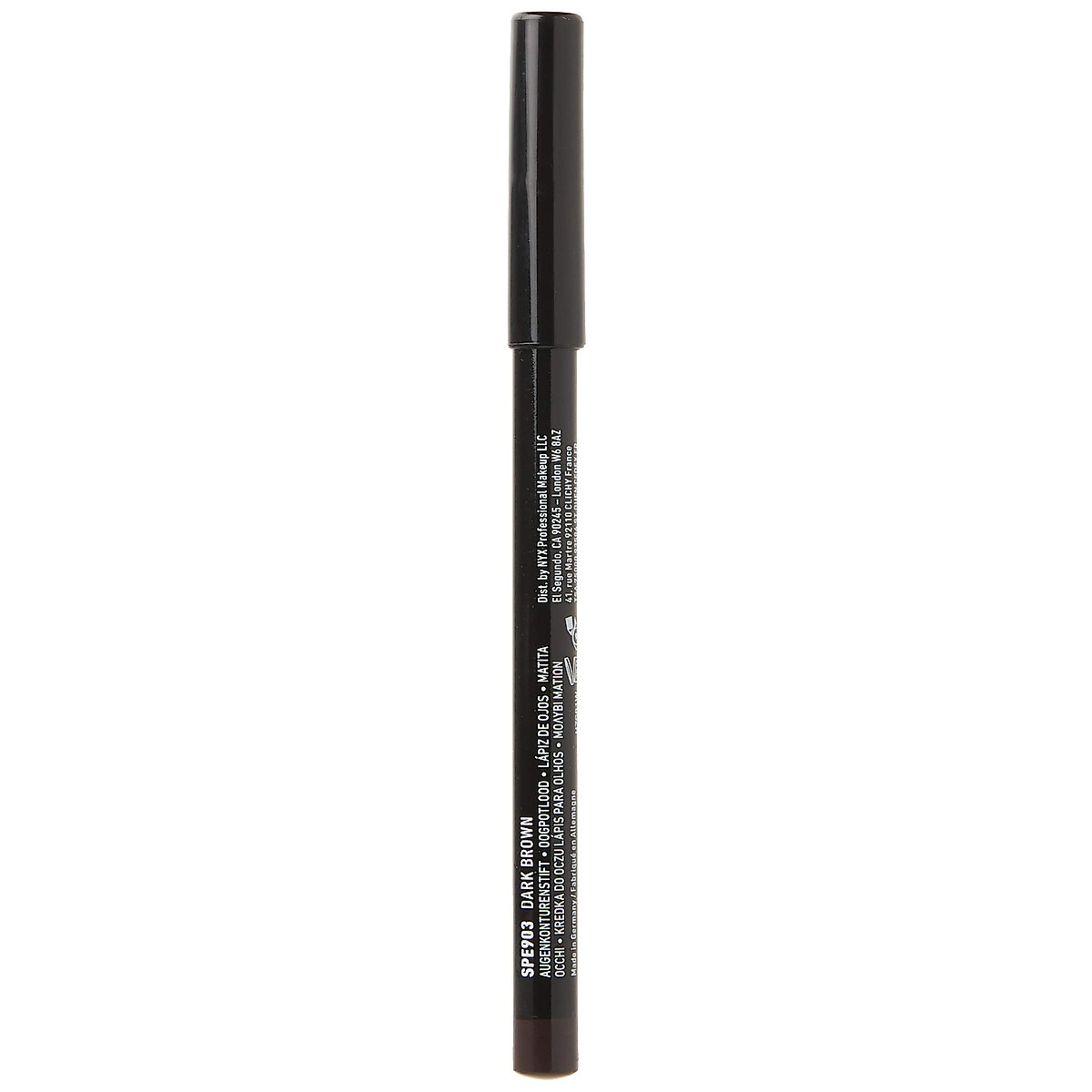 NYX PROFESSIONAL MAKEUP Slim Eye Pencil, Eyeliner Pencil - Dark Brown
