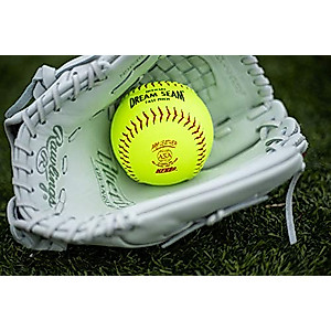 Rawlings | Official DREAM SEAM Fastpitch Softballs | 12" USA / ASA NFHS | C12RYLAH | 12 Count
