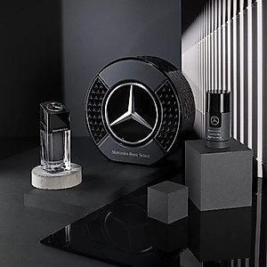 Mercedes-Benz Select Giftset - EDT Spray and Deodorant Men for Everyday Wear - Alcohol-Free Deodorant Stick - Woody Amber Mens Cologne - 2 pc
