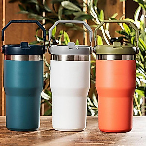 NETRIWOW Replacement Flip Tumbler Lid for Stanley 20oz And 30oz IceFlow Flip Tumbler(Pink)