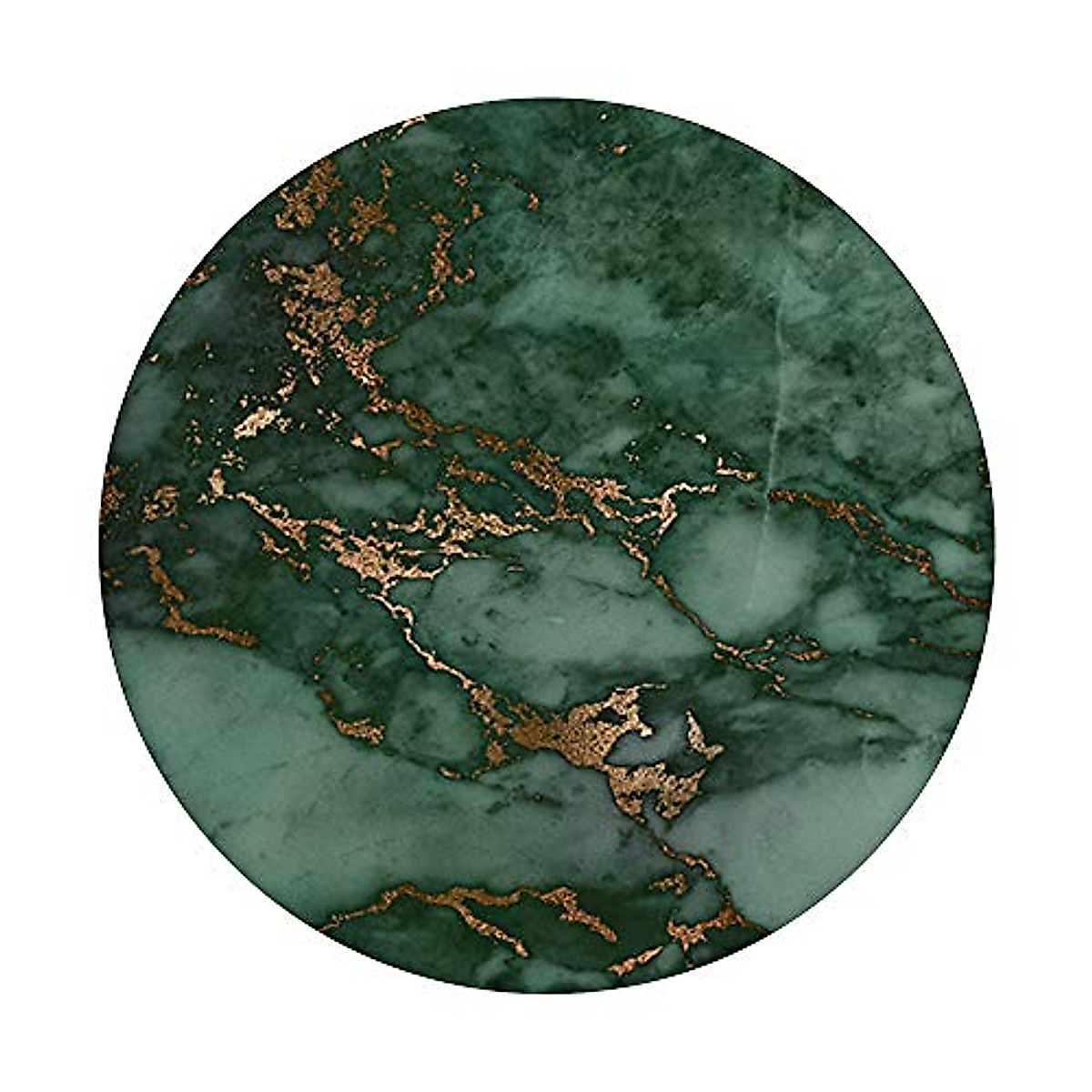Elegant Dark Forest Green & Jade Green Pattern PopSockets PopGrip: Swappable Grip for Phones & Tablets