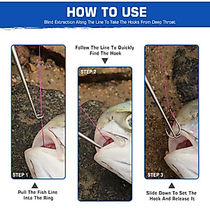 XTOUC Saltwater Fishing Pliers Titanium Alloy Jaw, Fish Hook Quick Removal, Fishing Accessories and Equipment, Split Ring Tools, Fishing Tackle Kit, Fishing Gear for Gift