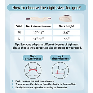 Neck Brace for Neck Pain and Support for Women,Men-Cervical Collar-Vertebrae Whiplash Wrap for Posture,Sleeping-Spinal Support and Spine Pressure-Soft Neck Brace for Pinched Nerve (Large(14-18 Inch))