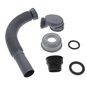 DOITOOL Expandable Drain 1 Set Bathtub Drain Flex Hose Plastic Drain Tubes Wash Basin Sink Kitchen Drain Expandable Drain Sink Expanded Tube Grey Extend