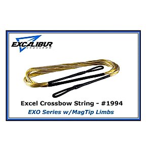 Excalibur Excel 36" Replacement Crossbow String Designed for EXO-Traditional Crossbows with Mag Tips (1994)