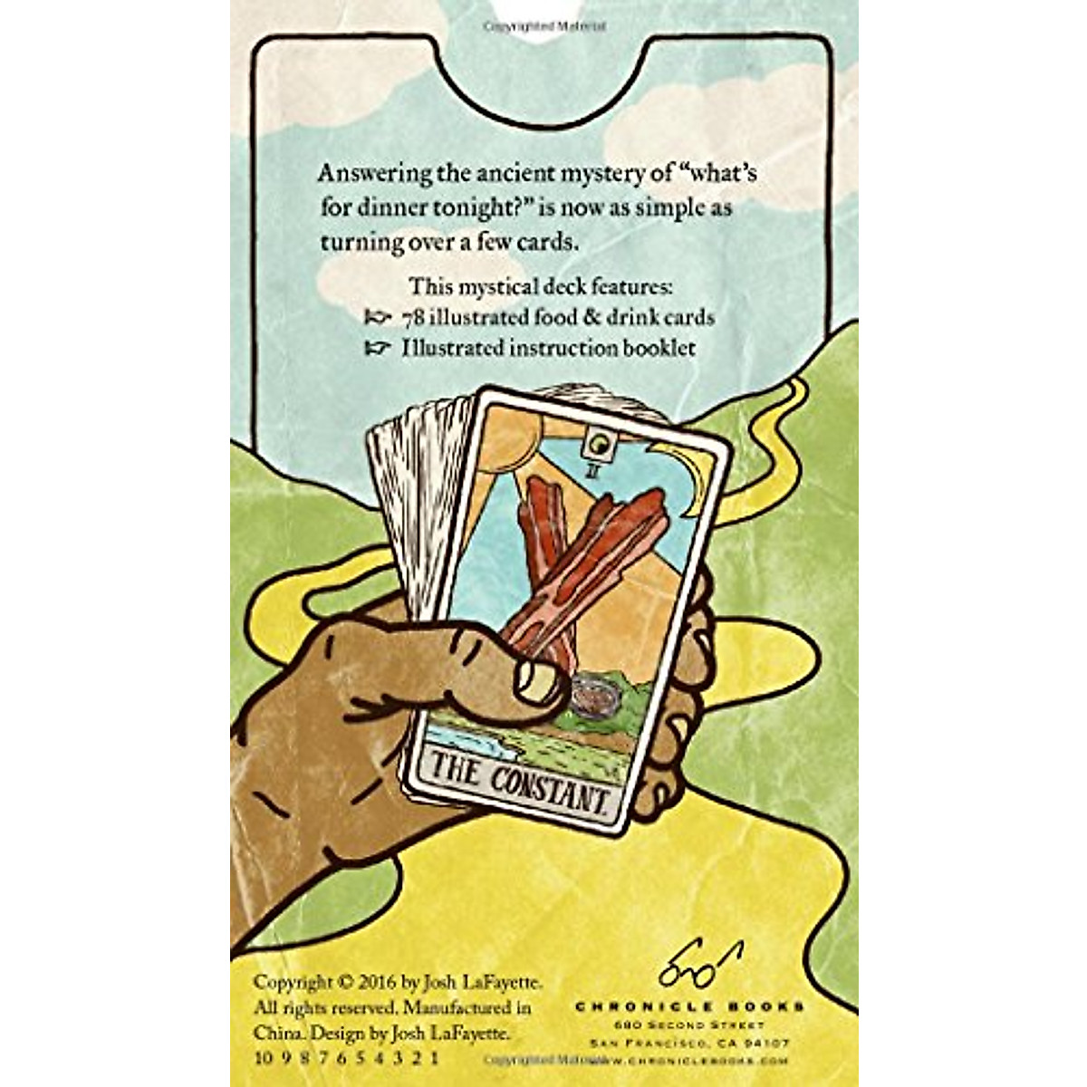 Food Fortunes Card Deck (Gifts for Foodies, Food Lover Gifts, Funny Tarot Cards, Funny Deck of Cards)