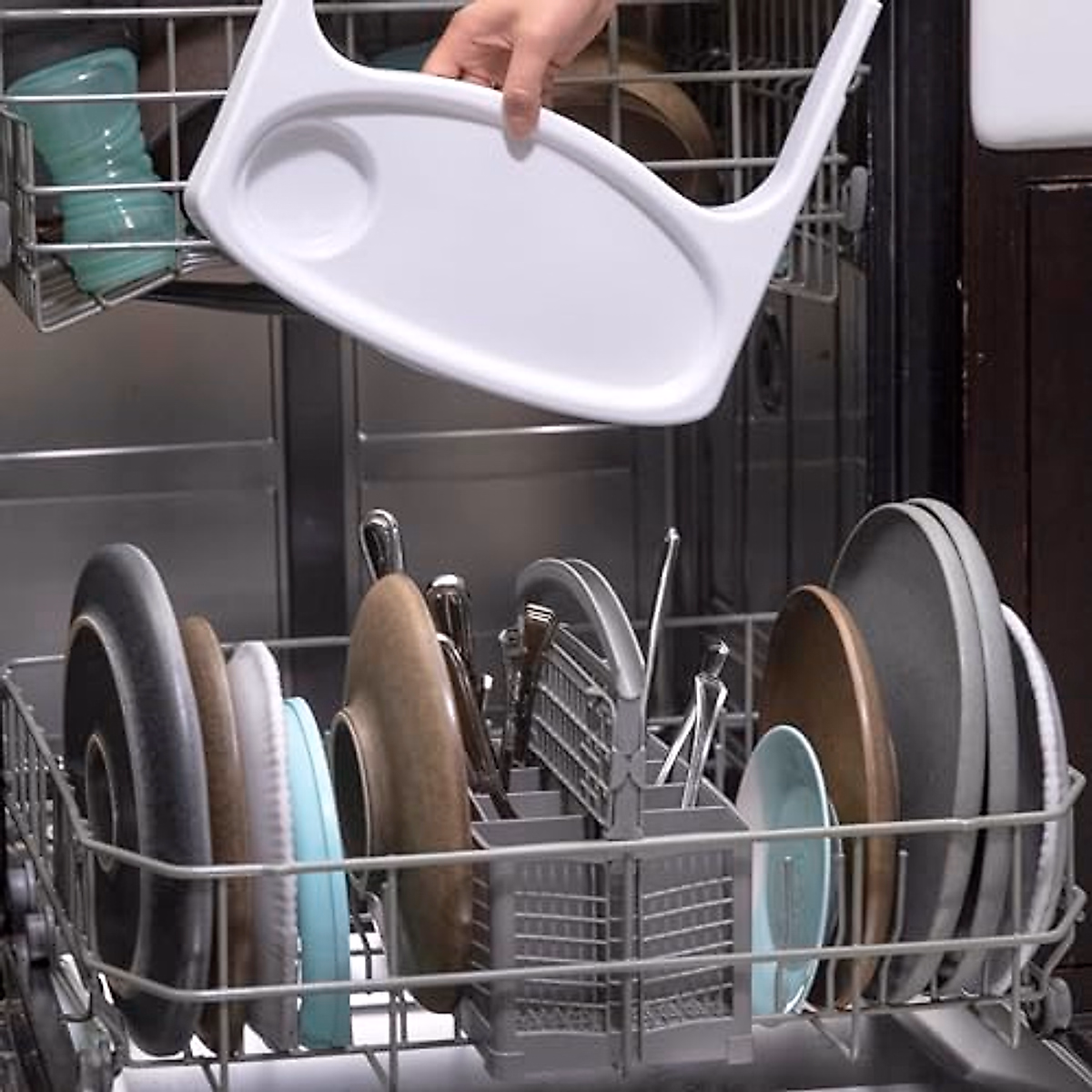 Ingenuity Baby Base 2-in-1 Booster Feeding and Floor Seat with Self-Storing Tray - Pink Flambe