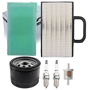 partszen 499486S 698754 Air Filter 273638 Pre Filter 493629 Pre Cleaner 795890 92134GS Oil Filter for Intek Extended Life Series V-Twin 18-26 HP John D L120 L111 X140 X165 Lawn Mower