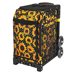 ZUCA Sport Sunflower Power Insert with Black Frame with Flashing Wheels