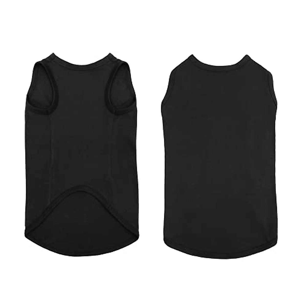 Apparelyn Love Funny Printed Cute Round Neck Sleeves Less Tshirt - 100% Soft Cotton Washable Lightweight Breathable Summer Clothes Fitable to Your Dog Puppy & Cat |