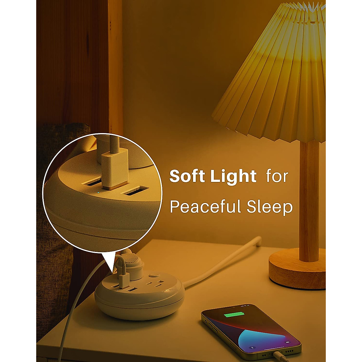 Surge Protector Tower 12 AC Outlets 6 USB Ports + Small Power Strip 2 AC Outlets 3 USBs