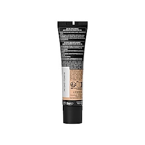 L'Oreal Paris Cover Liquid Foundation, With 4% Niacinamide, Long Lasting, Natural Finish, Available in 20 Shades, SPF 25, Infallible 32H Matte Cover, Shade 25, 30ml