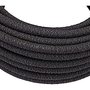 Raindrip 015005T 1/4-Inch by 50-Feet Porous Soaker Tubing, x Foot, Black & Orbit DripMaster 67431 1/4-Inch Barb Assortment, 30-Pack