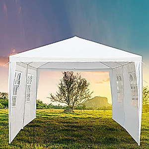 Mytunes 10'x20' Outdoor Waterproof Canopy Tent Outdoor Canopy Tent Camping Gazebo Storage Shelter Pavilion Cater for Party Wedding Heavy Duty Patio Garden Gazebo
