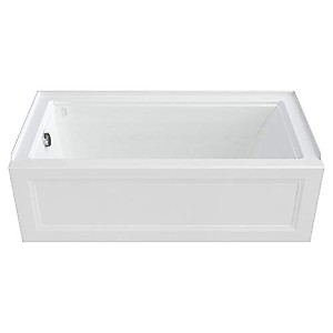 American Standard 2545202.020 Town Square S 60"x30" Bathtub-Left Drain in White