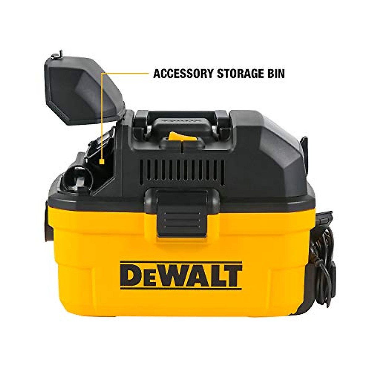 DEWALT DXV04T Portable 4 gallon Wet/Dry Vaccum, Yellow