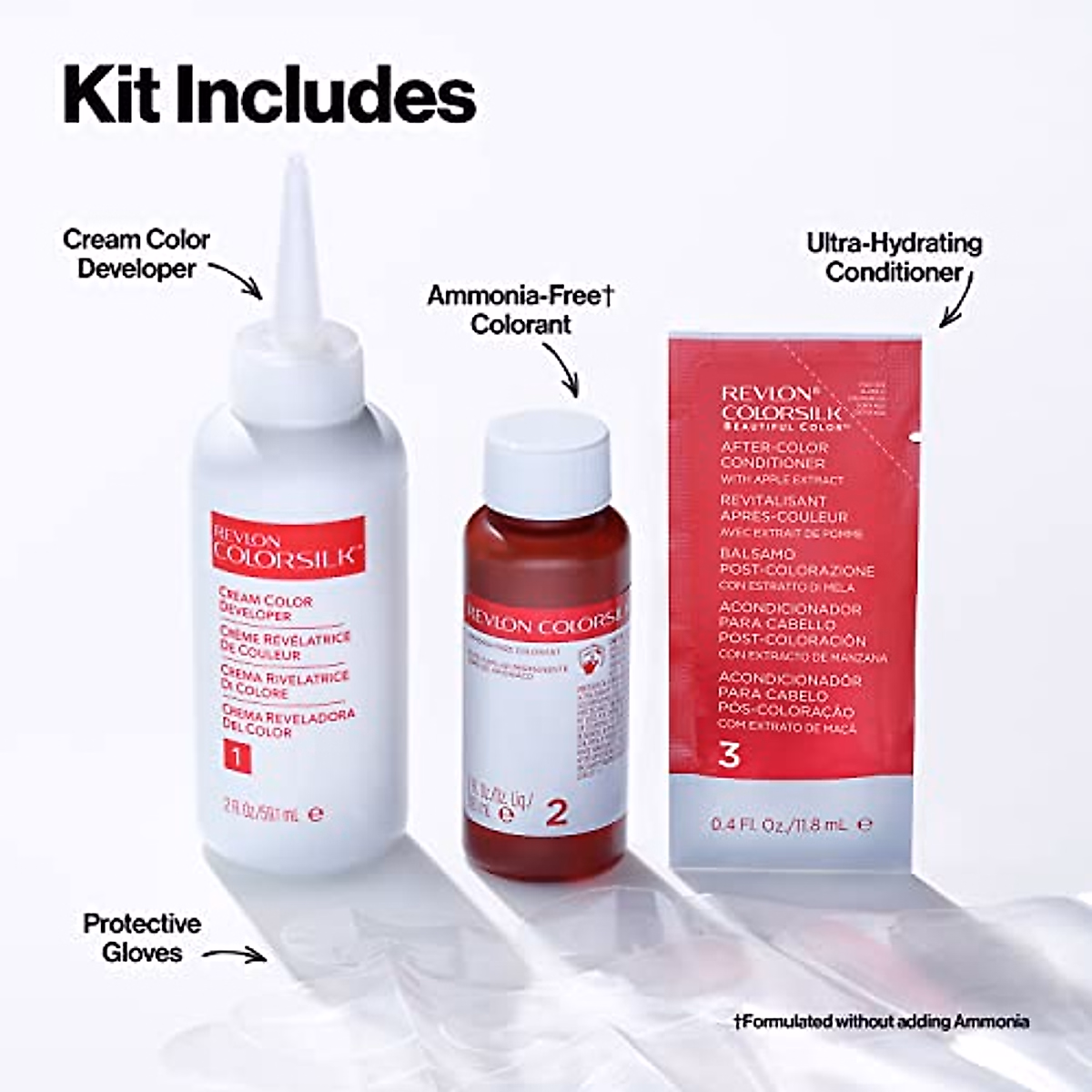 Revlon Colorsilk Beautiful Color Permanent Hair Color, Long-Lasting High-Definition Color, Shine & Silky Softness with 100% Gray Coverage, Ammonia Free, 081 Light Blonde, 1 Pack