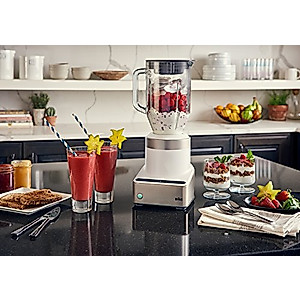Braun JB7350 WHS PureMix Power Countertop Blender with Thermal Resistant Glass Jug, 56 Fl. Oz, White
