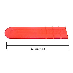 LVOERTUIG 18inch Chainsaw Bar Protective Cover Scabbard Guard Blade Cover(18inch)