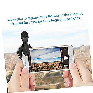 Amosfun Smartphone Phones telephoto Lens Wide Angle Lens Camera Lenses Smartphone Fish Eye Lens External Phone Lens Cell Phone Camera Lens Smartphone Camera Lens Universal Telephone