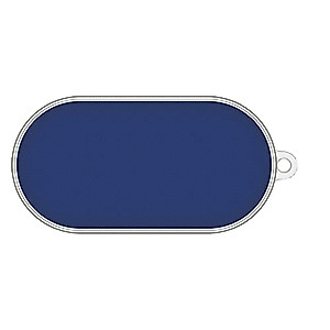 2 Pack DAYJOY Soft TPU Protective Clear Case Cover Compatible with Skullcandy Sesh Earphone, Protective Skin Sleeve with Key Chain(Transparent)