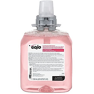 GOJO FMX-12 Luxury Foam Handwash, Cranberry Scent, EcoLogo Certified, 1250 mL Foam Soap Refill for GOJO FMX-12 Push-Style Dispenser (Pack of 4) – 5161-04