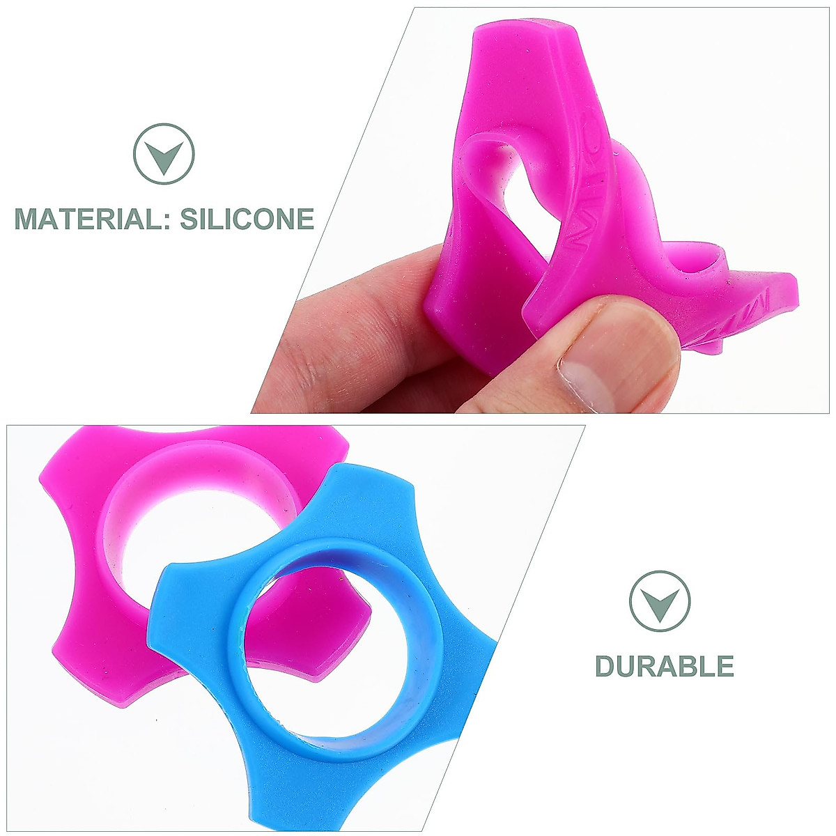 Microphone Accessories Rubber Handheld Microphone Rolling Protection Ring Anti- rolling Shakeproof Mic Protector For KTV Karaoke Random Color 10Pcs Mic Case