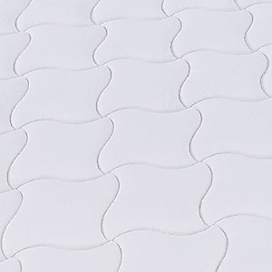 Novezza Home 12 Inch Hybrid Pillow-Top Mattress/Bed-in-a-Box/CertiPUR-US Certified Foam, Queen, White