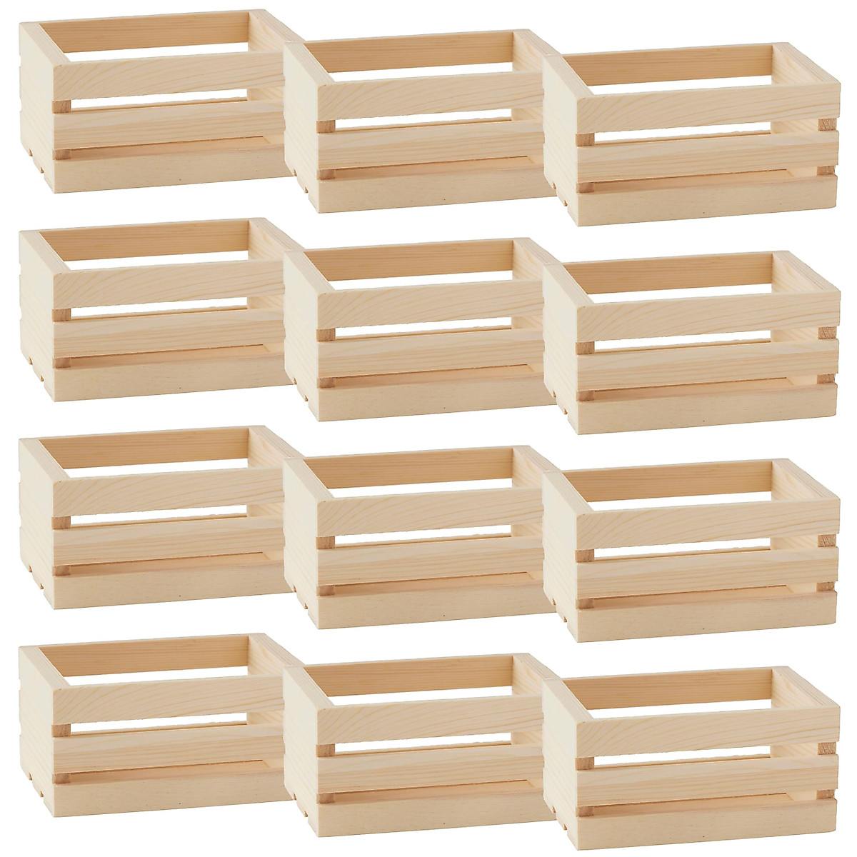 Michaels Bulk 12 Pack: 5”; Wooden Crate by ArtMinds®