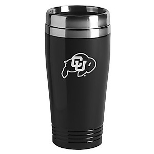 Univeristy of Colorado - 16-ounce Travel Mug Tumbler - Black