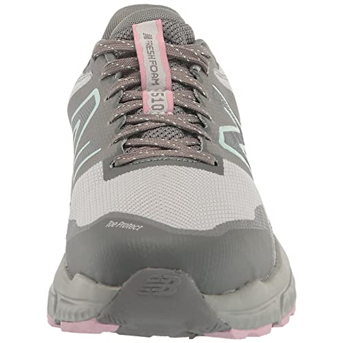 New Balance Women's Fresh Foam 510 V6 Trail Running Shoe, Brighton Grey/Harbor Grey/Lilac Cloud, 8.5 Wide