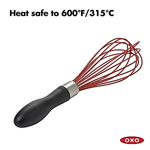 OXO Good Grips 11-Inch Silicone Balloon Whisk - Red