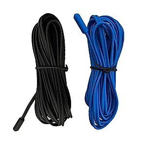 Set of 2 Temperature Probe Sensors (Black and Blue) for Commercial Refrigerators and Freezers - Works with Dixell, Carel, and More! by Xiltek