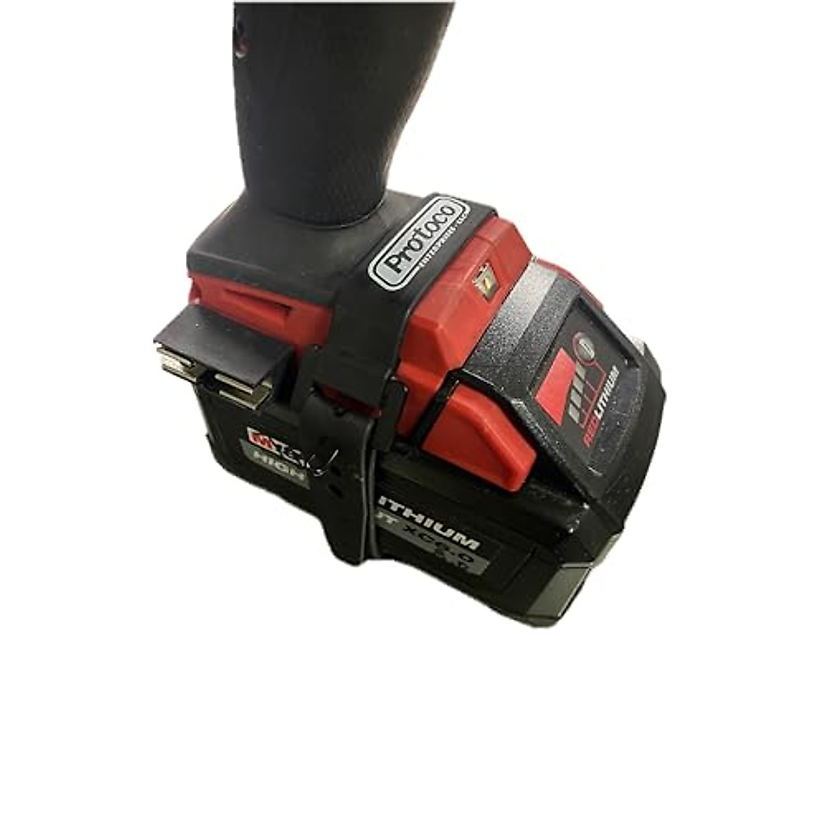 Protoco Cordless Power Tool Buckle Battery Strap for Securing Batteries in Place with a 12.5 inch Adjustable, Durable, and Easy To Use Buckle Strap Accessory