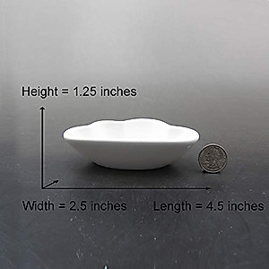 Alfie Pet - Chandler 2-Piece Set Ceramic Food and Water Bowl for Mouse, Chinchilla, Rat, Gerbil and Dwarf Hamster - Color: Blue White