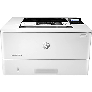 HP Laserjet Pro M404n Single-Function Wired Monochrome Laser Printer, White - Print only - 40 ppm, 4800 x 600 dpi, 256MB Memory, 8.5 x 14, Ethernet, Cbmou Printer_Cable