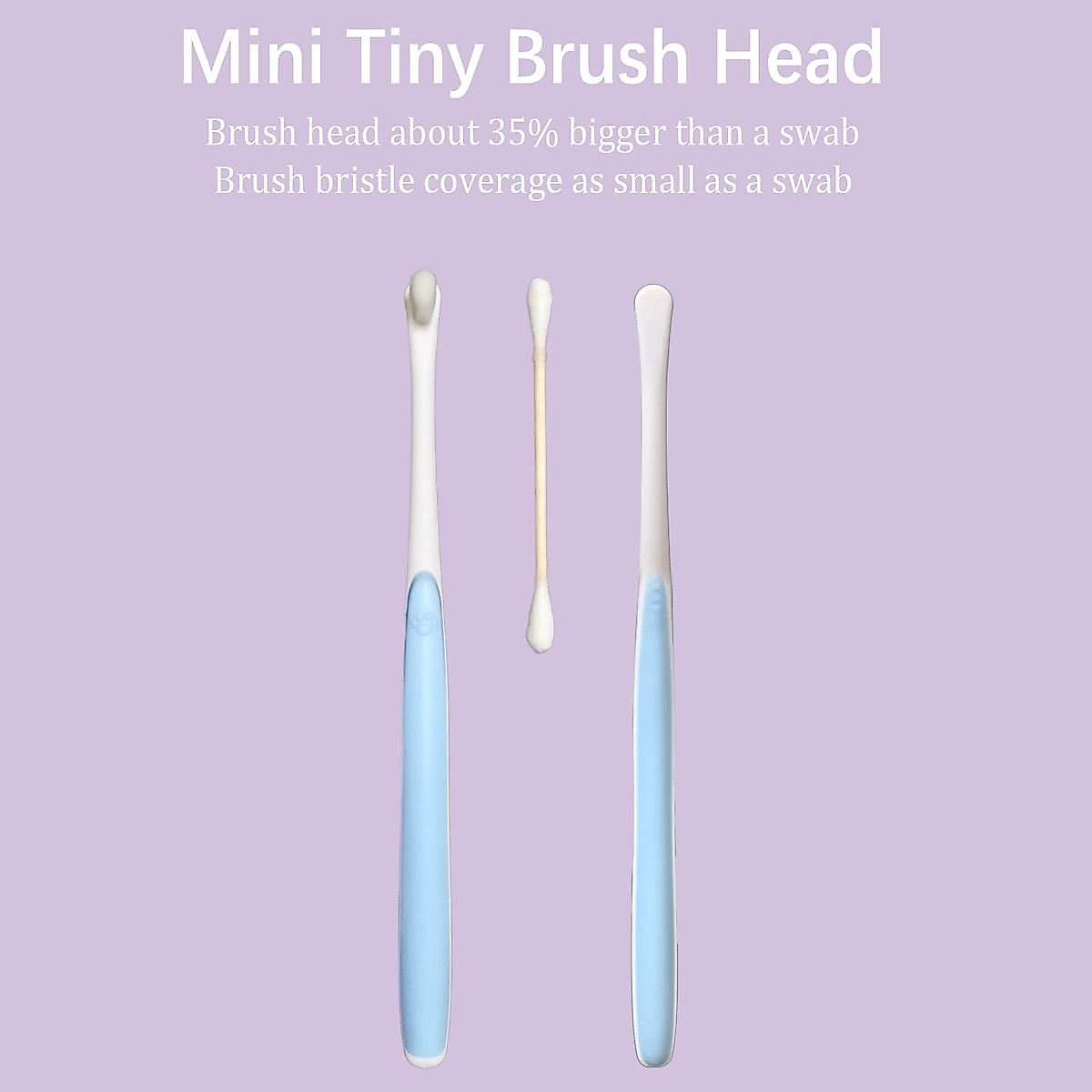 JGocot Small Dog Toothbrush,|Micro Brush Head|Nano Bristle|Soft Pet Toothbrush for Sensitive Gum&Teeth, Dog Teeth Cleaning Kit for Puppy, Kitten, Cats&Miniature Toy Size Dogs