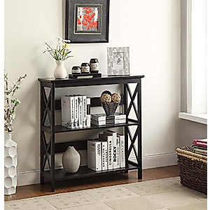 Convenience Concepts Oxford 3 Tier Bookcase, Black
