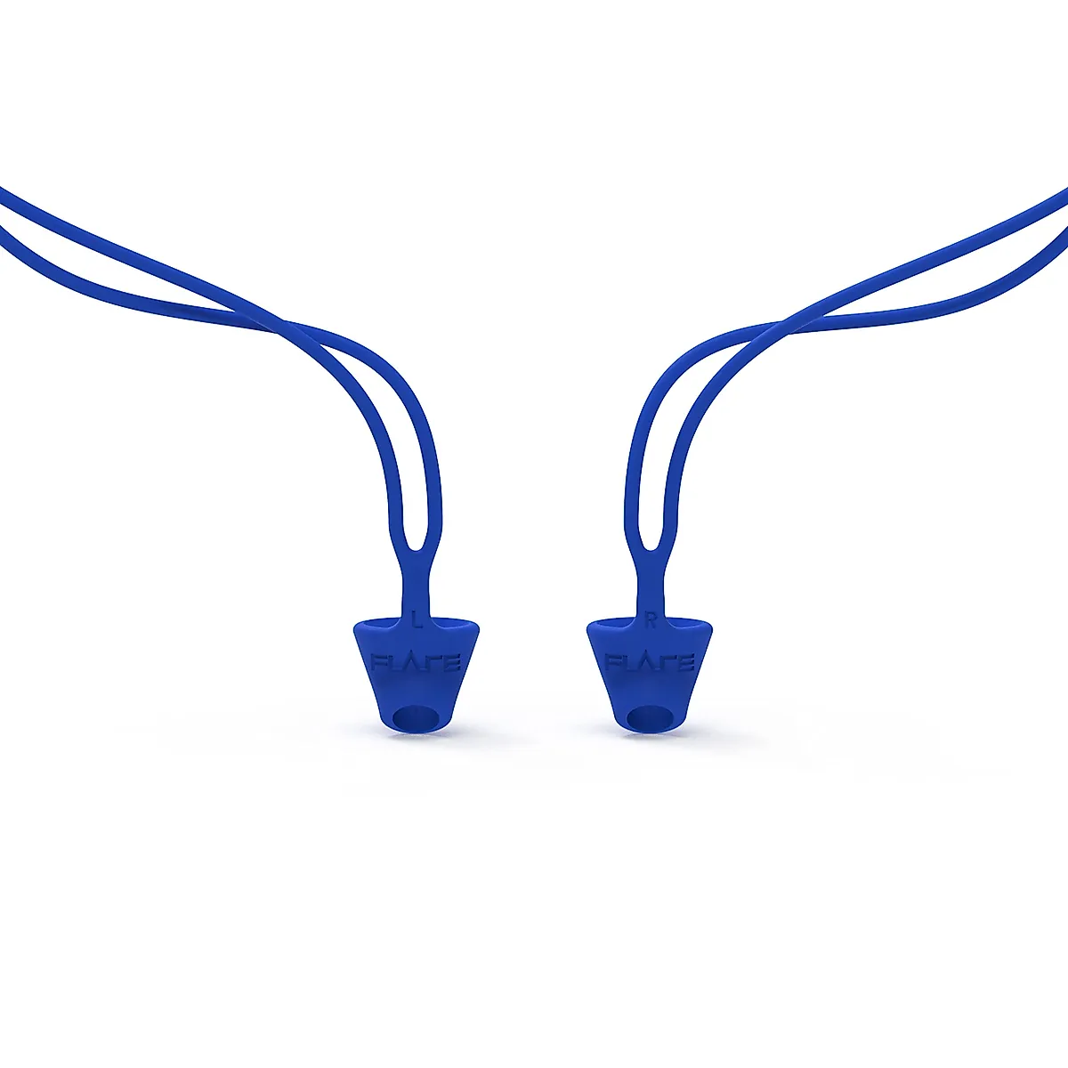 Flare Calmer Kids Secure – Ear Plugs Alternative – Reduce Annoying Noises Without Blocking Sound – Soft Reusable Flexible Silicone with Built-in Lanyard – Blue
