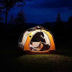 MPOWERD Luci Solar String Lights + Phone Charger: White 18' Rechargeable via Solar or USB-A, 100 Lumens LEDs, Lasts Up to 20 Hours, Waterproof, Camping, Backyard, and Travel