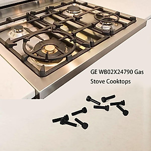 10Pcs WB02X24790 Stove Grate Rubber Feet Gas Stove Grate Bumpers Stove Top Range Grate Foot Rubber Pads Grate Bumpers Stove Grate Replacement Parts